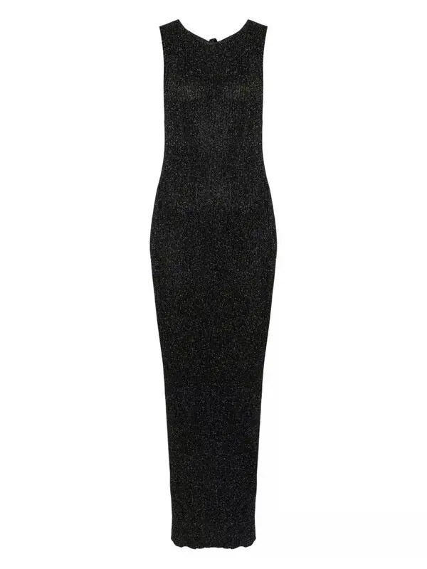 AKEP Lurex-detail Maxi Dress