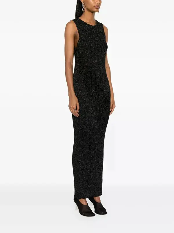 AKEP Lurex-detail Maxi Dress