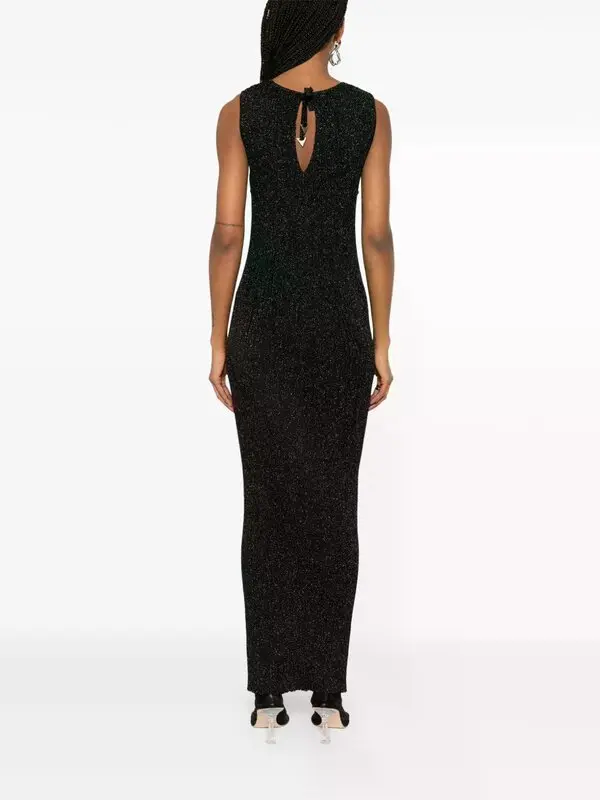 AKEP Lurex-detail Maxi Dress