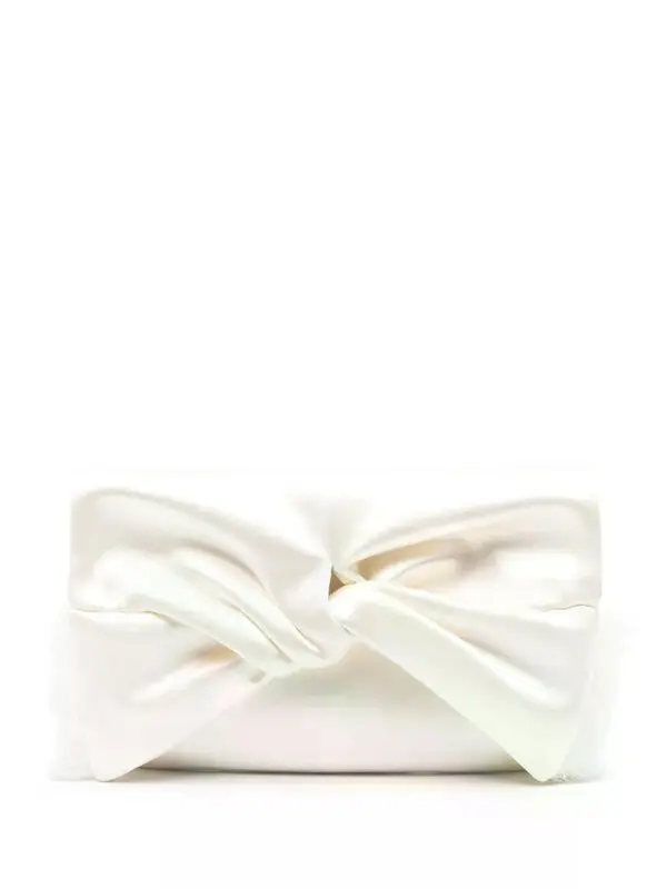 ANYA HINDMARCH Bow Clutch - White