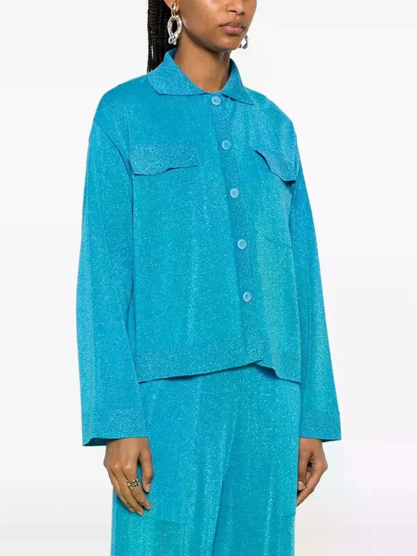 AKEP Lurex-detail Shirt