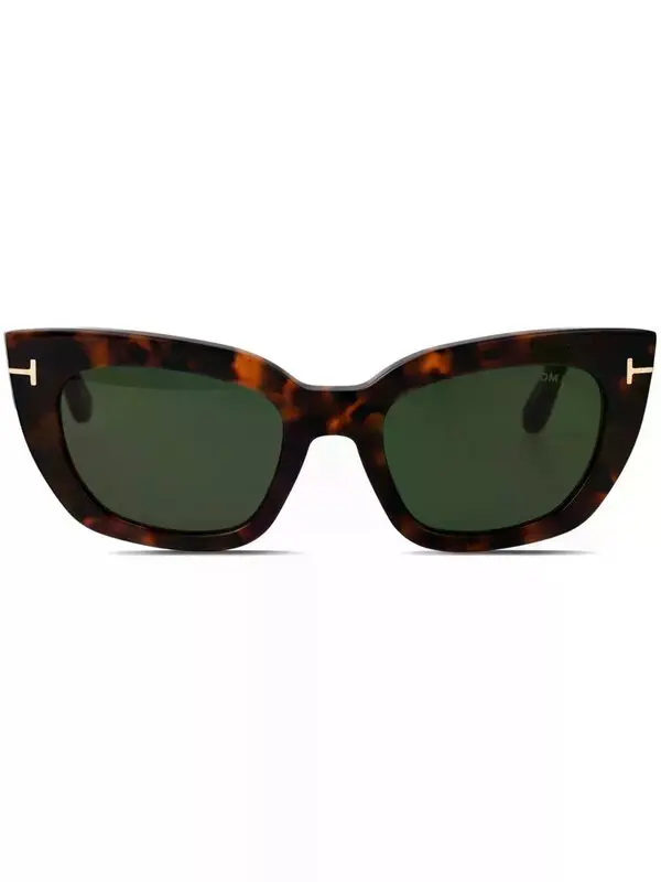 TOM FORD Rectangle-frame Sunglasses - Brown