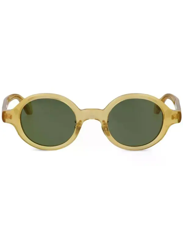 Giorgio Armani Round-Frame Sunglasses In Yellow - 28% Off  display picture 2
