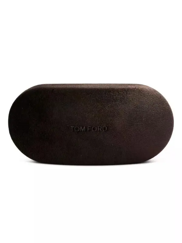 TOM FORD Geometric-frame Glasses - Brown