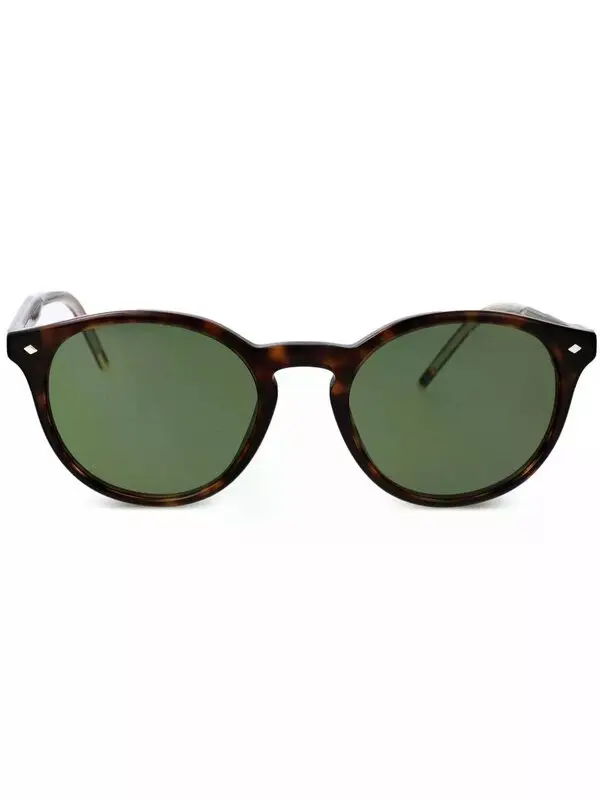 Giorgio Armani Round Frame Sunglasses - Brown