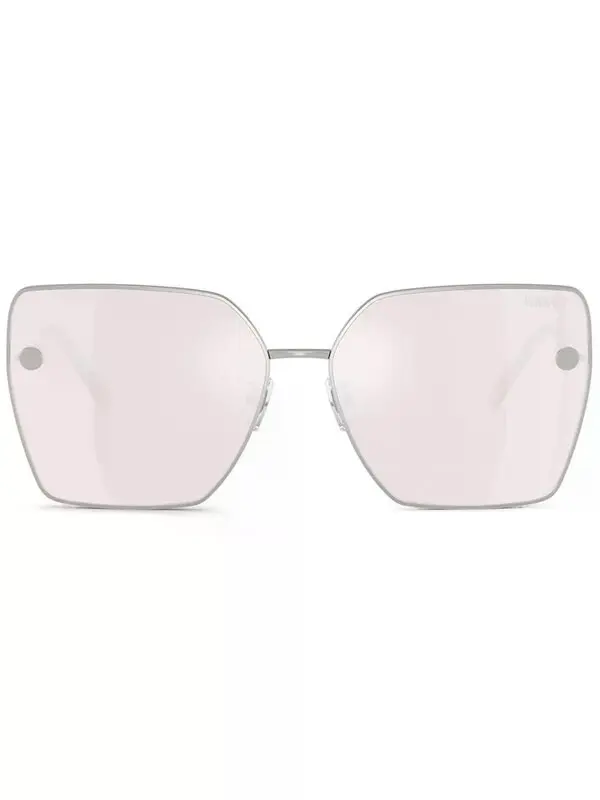 Versace Square Frame Sunglasses - Silver