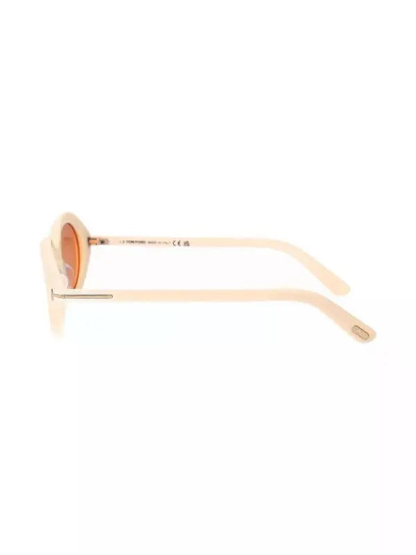 TOM FORD Oval Frame Sunglasses
