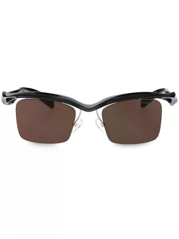 Prada Square Frame Sunglasses - Black