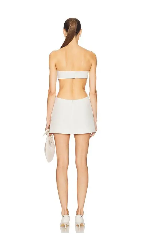 HELSA The Heavy Crepe Cut Out Dress