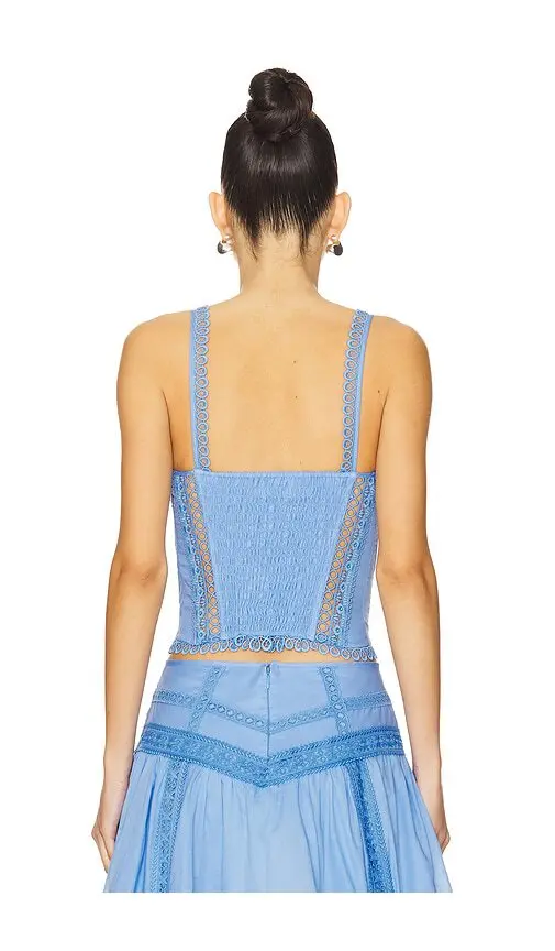 Charo Ruiz Ibiza Poppy Top - Blue Washed
