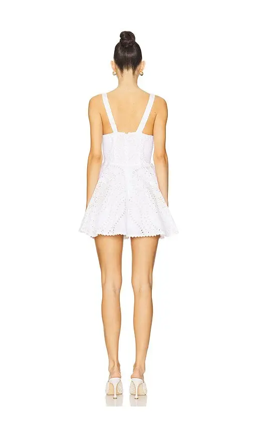 Charo Ruiz Ibiza Birdie Eyelet Dress - Ivory Nel?m
