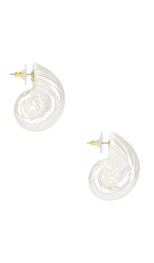 Lele Sadoughi Nautilus Earrings
