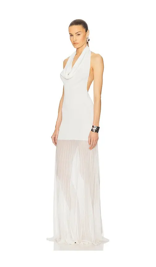 HELSA Jazzlyn Maxi Knit Dress - Ivory
