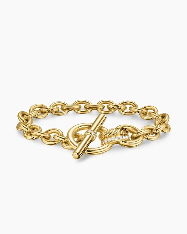 David Yurman Dy Mercer® Toggle Chain Bracelet - Diamond