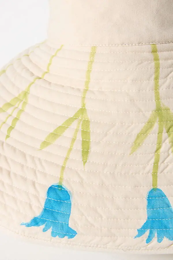 NEW ROMUALDA violeta bucket hat in blue Romualda - Violeta Bucket Hat - Blue | Smallable main image 3