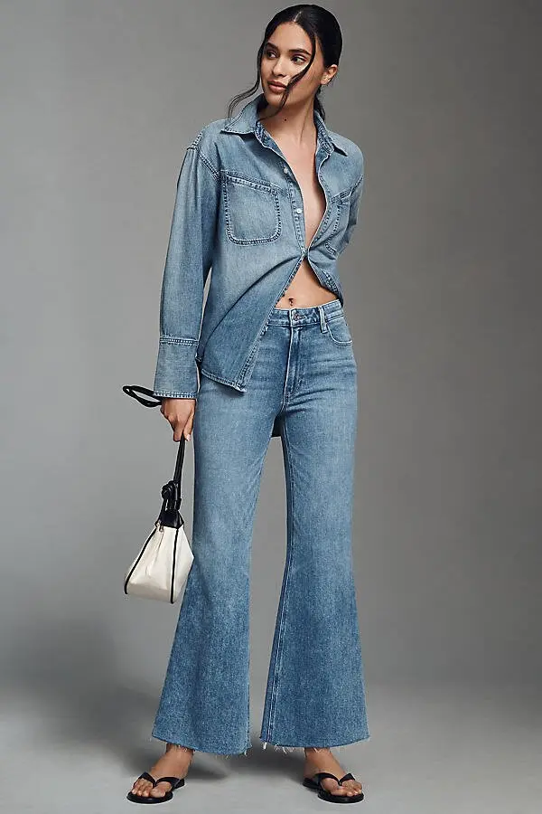 Paige Marlow Skimmer High-rise Flare Jeans