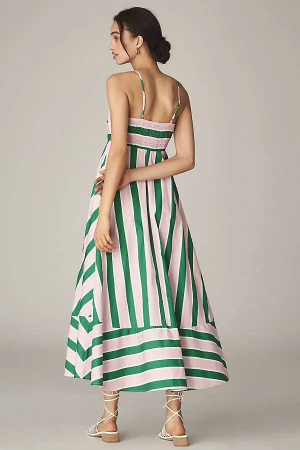 ASTON STUDIO Rue Square-neck Maxi Dress