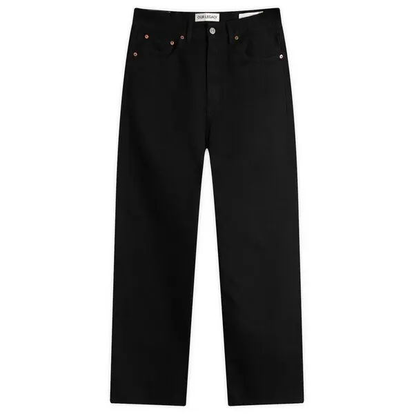 Our Legacy Third Cut Straight-leg Jeans - Black Selvedge