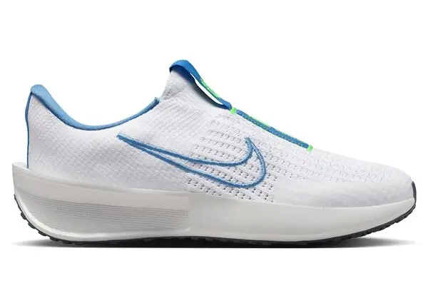 Nike Interact Run Easyon Sneakers - White/volt/platinum Tint