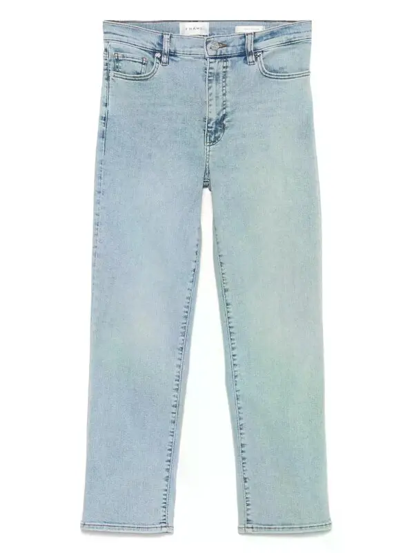 FRAME Le Sleek High-rise Jeans - Blue