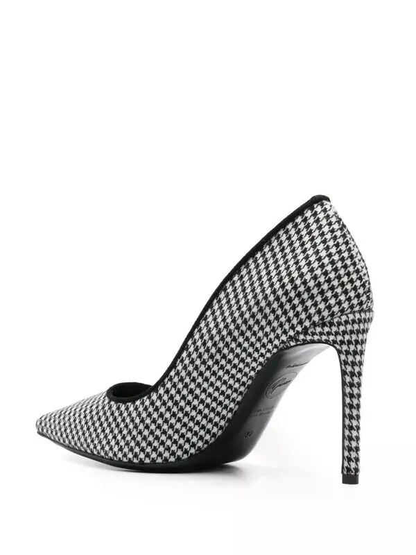 GINISSIMA 85mm Houndstooth Pumps