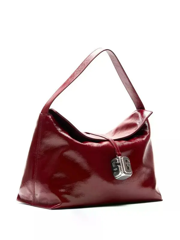Gcds Large Leather Comma Bag