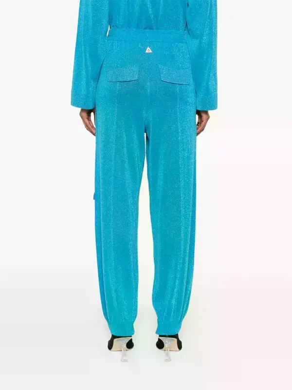 AKEP Lurex-detail Track Pants