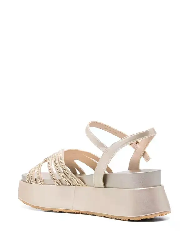 Liu Jo Chain-link Flatform Sandals