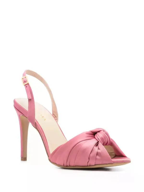 GINISSIMA 95mm Satined Sandals