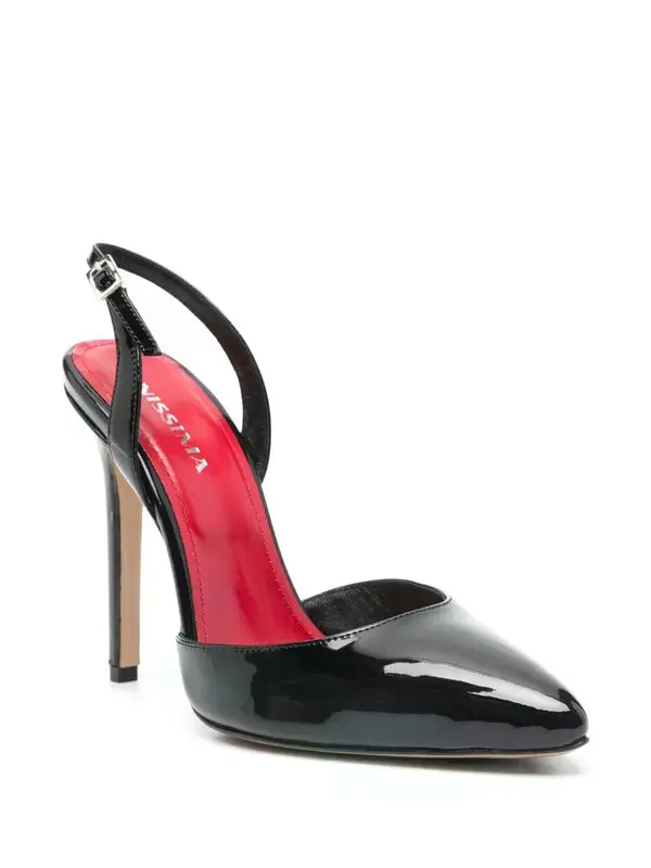 GINISSIMA 110mm Alice Pumps - Black