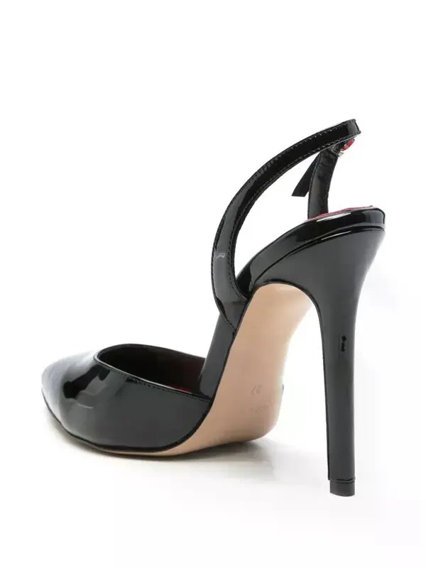GINISSIMA 110mm Alice Pumps - Black
