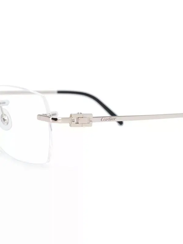 CARTIER Rectangle Frame Glasses