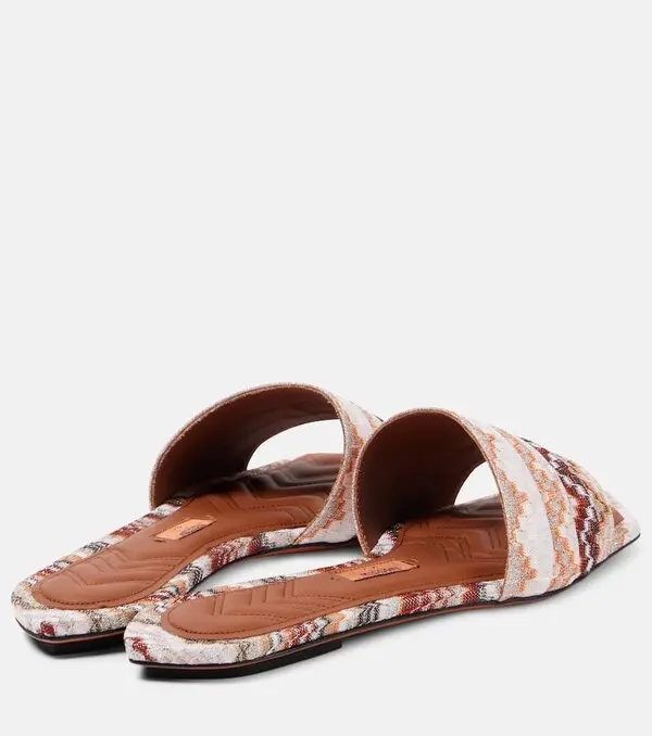 Missoni Gia Raschel Sandals - Brown