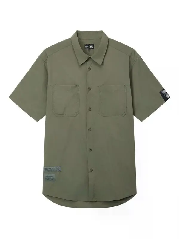 Izzue Short-sleeve Utility Shirt - Green