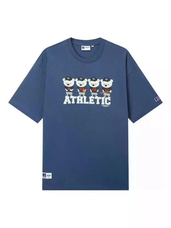 CHOCOOLATE Graphic Print T-shirt - Blue