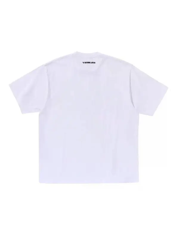 A BATHING APE Logo-print T-shirt - White