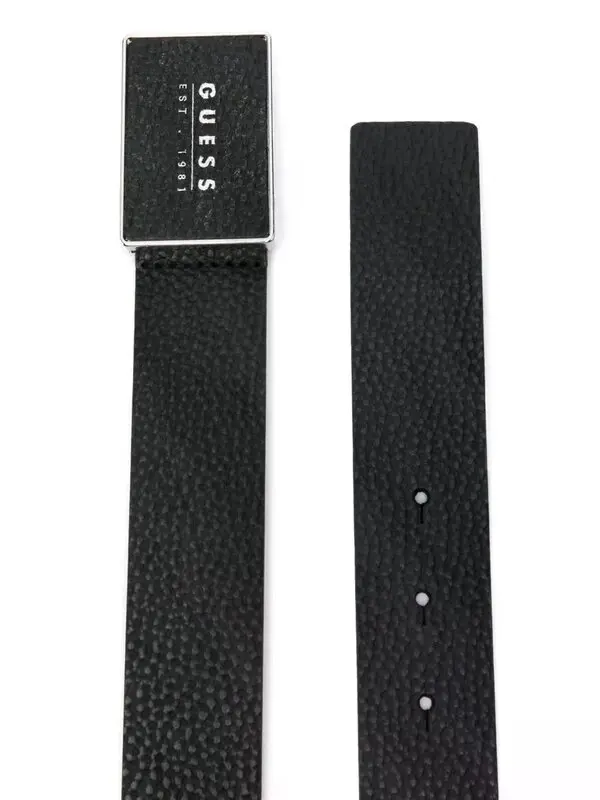 Guess Logo Buckle Belt