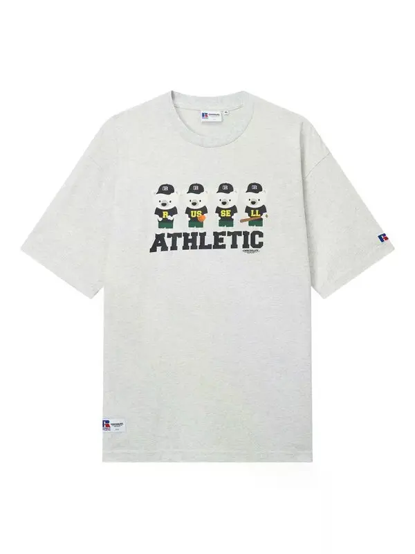 CHOCOOLATE Graphic Print T-shirt - Grey