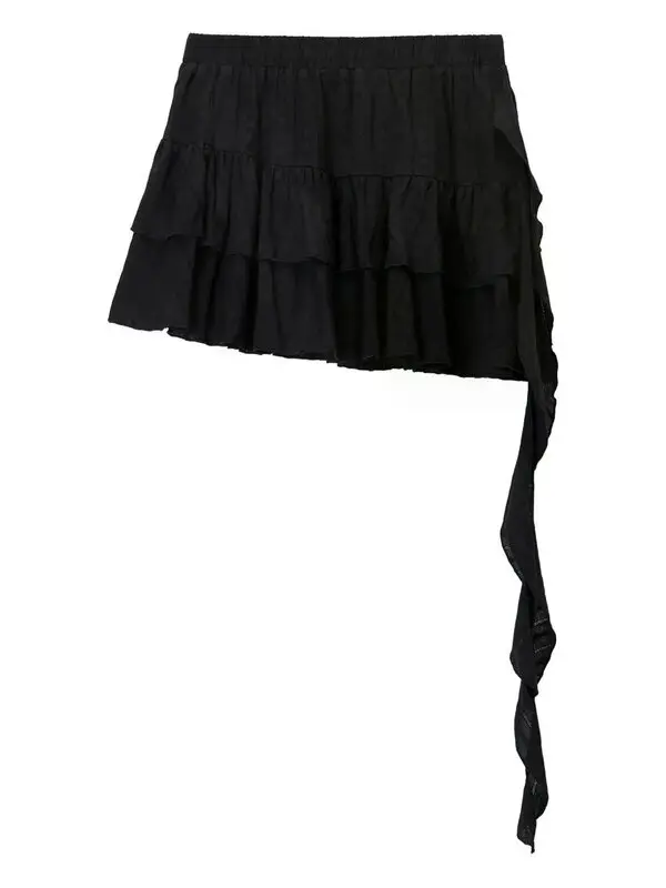TOUT A COUP Ruffle-detail Mini Skirt
