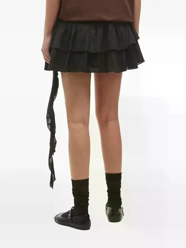 TOUT A COUP Ruffle-detail Mini Skirt