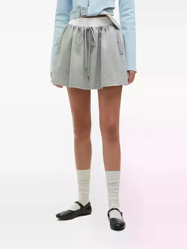 B+AB Cotton-blend Mini Skirt - Grey