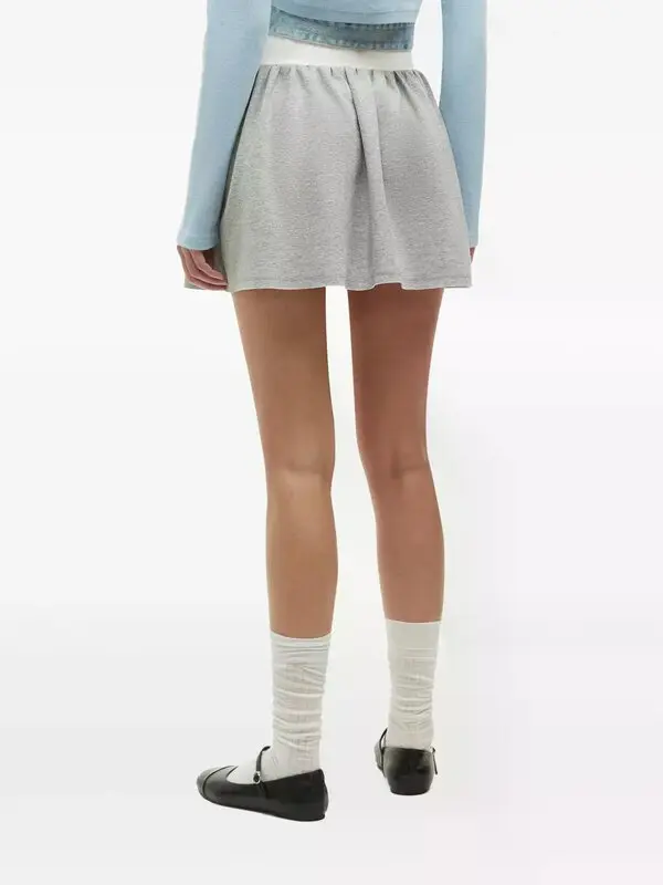 B+AB Cotton-blend Mini Skirt - Grey