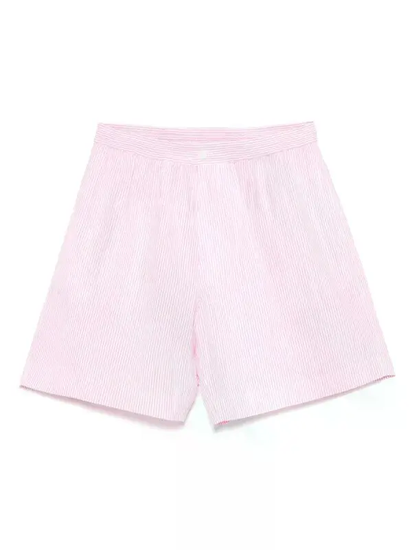 Aspesi Seersucker Bermuda Shorts