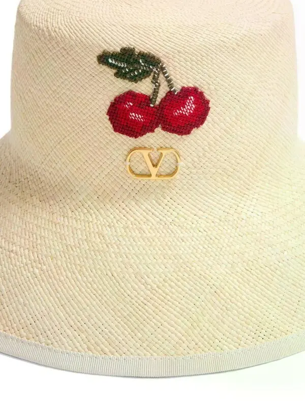 Valentino Garavani Vlogo Signature Cherryfic Bucket Hat - Multicolour