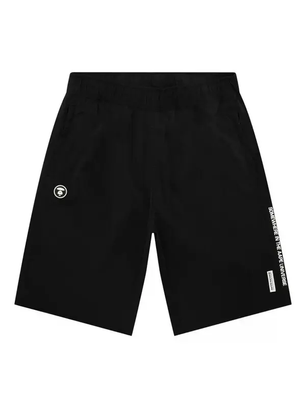 AAPE BY *A BATHING APE® Logo-patch Bermuda Shorts