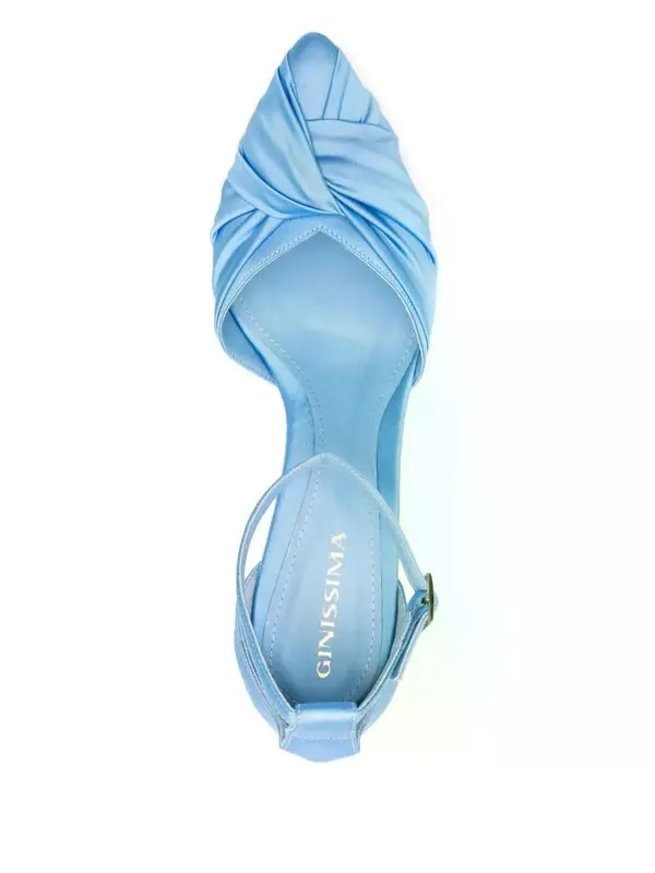 GINISSIMA 95mm Satined Pumps