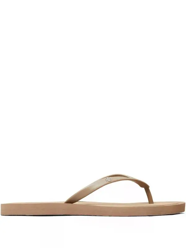 Tory Burch Kira Padded Flip Flops - Neutrals