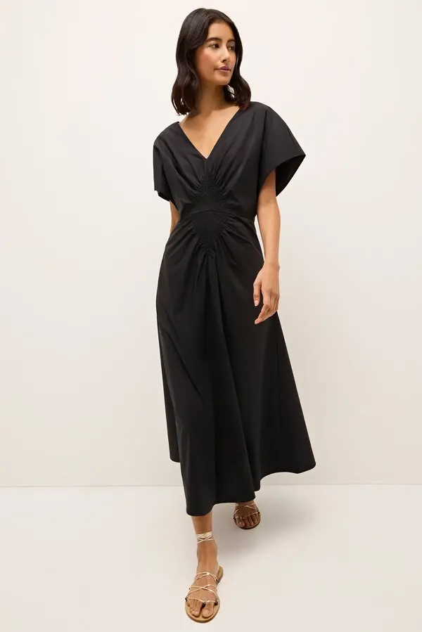 chinese dress ladies Whispering Willow Maxi Dress Black main image 0