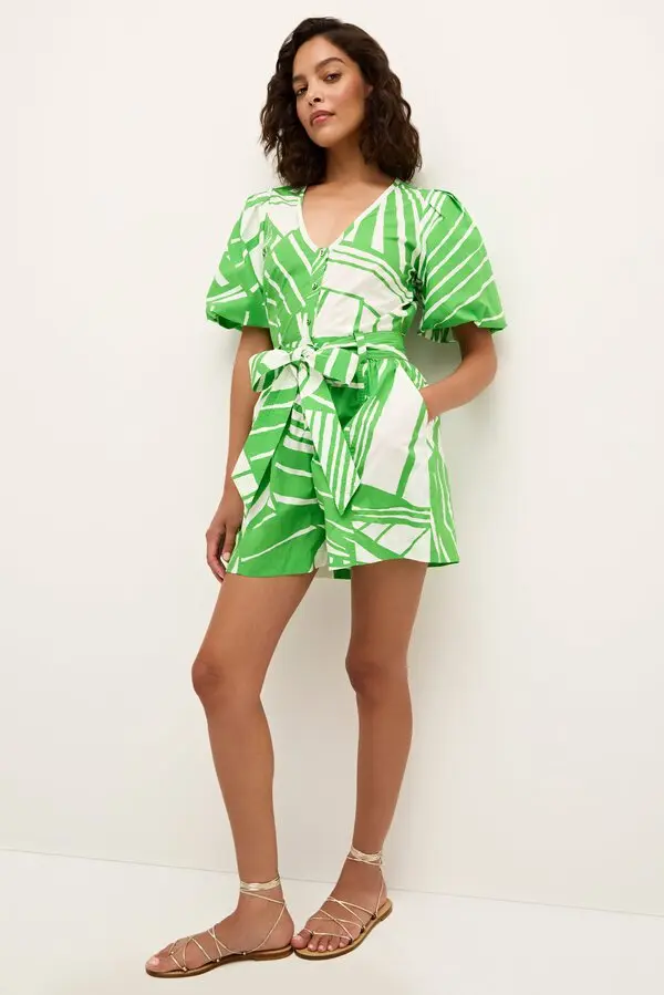 MARIE OLIVER Devin Romper - Verdant