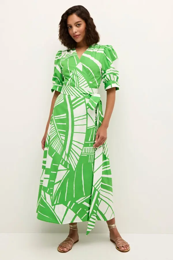 MARIE OLIVER Rita Wrap Dress - Verdant